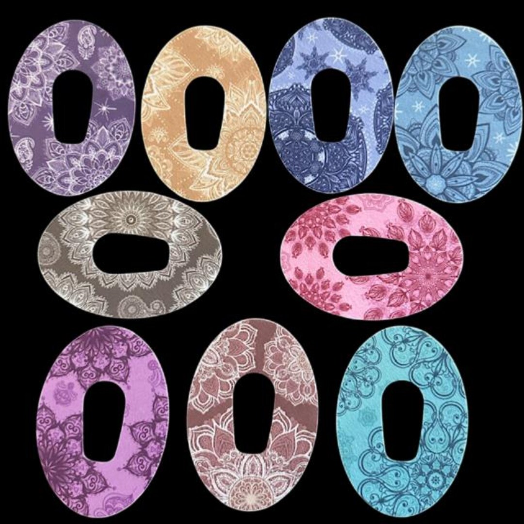 Colorful Mandala Floral Dexcom G6 Patches Dexcom Adhesive Patch 9-CT No ...