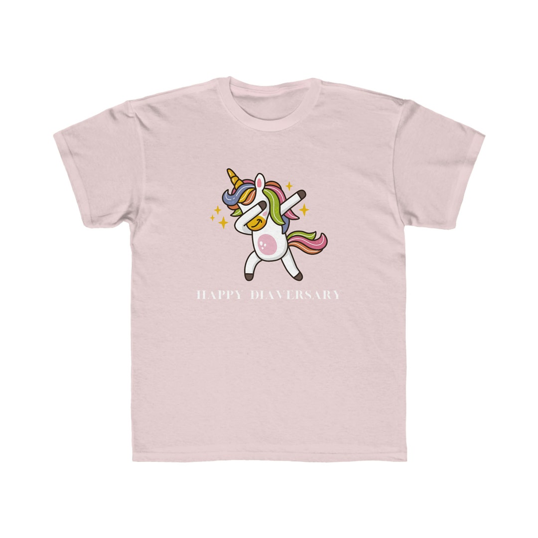 Happy Diaversary Type 1 Diabetic Kids Regular Fit Tee - Etsy Australia