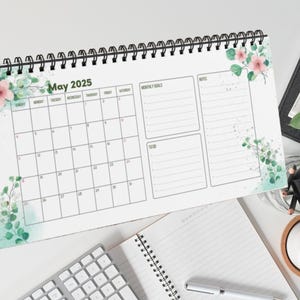 Desktop Calendar 2025 Productivity Desktop Calendar Desktop Planner for ...