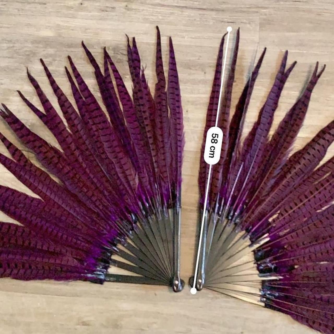 Gorgeous Pheasant Feather Fans - Etsy