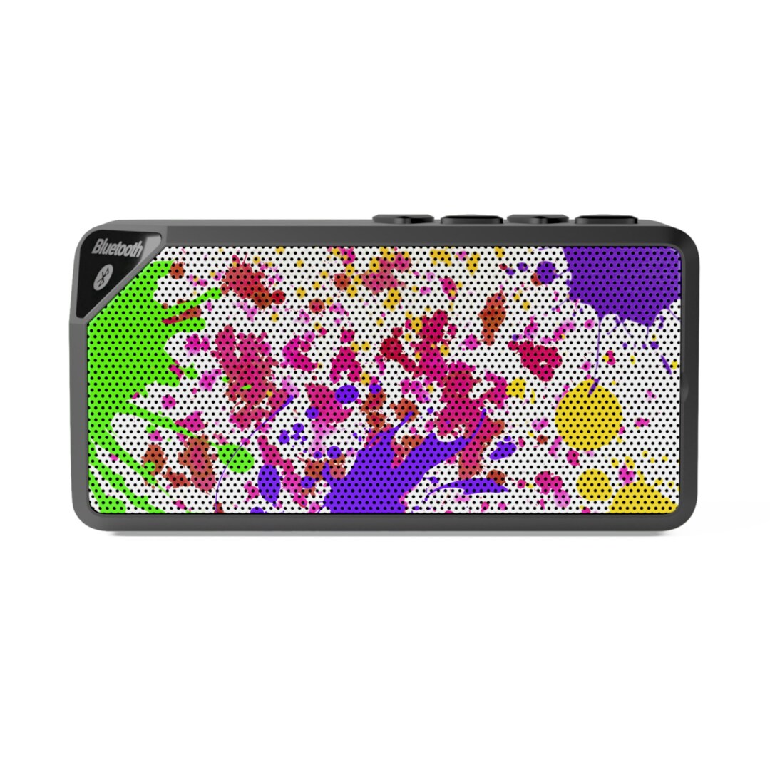 Rainbow Splatter Jabba Bluetooth Speaker - Etsy