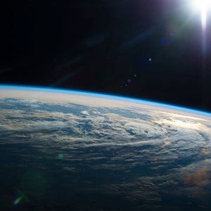 NASA Print: Planet Earth From Space Ideal Space Station Wall Art - Etsy