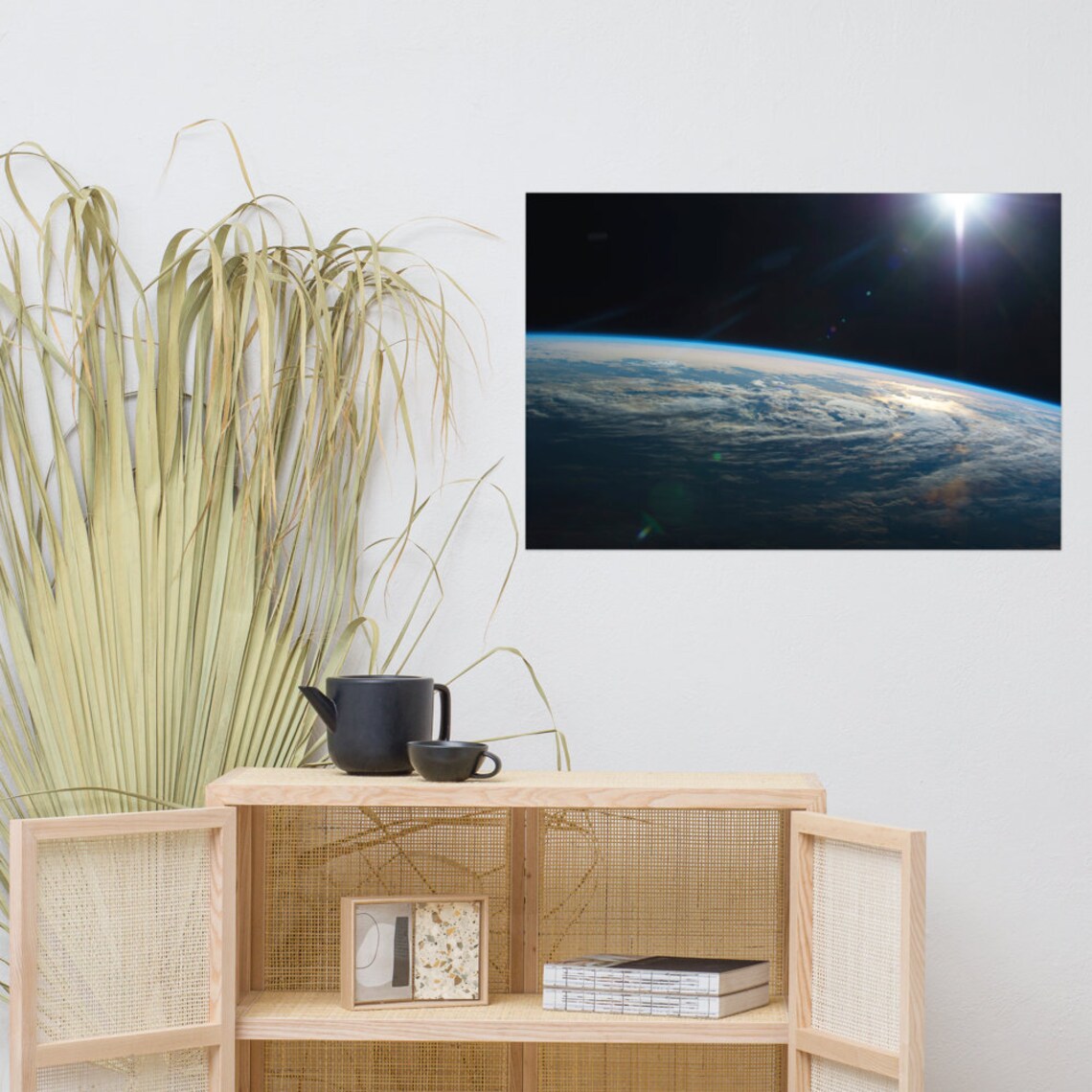 NASA Print: Planet Earth From Space Ideal Space Station Wall Art - Etsy