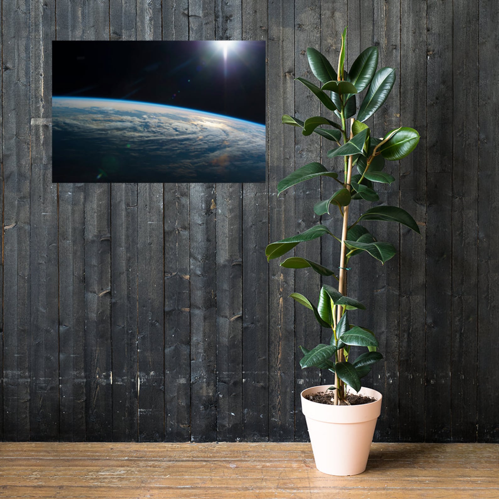 NASA Print: Planet Earth From Space Ideal Space Station Wall Art - Etsy