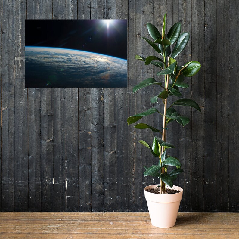 NASA Print: Planet Earth From Space Ideal Space Station Wall Art - Etsy