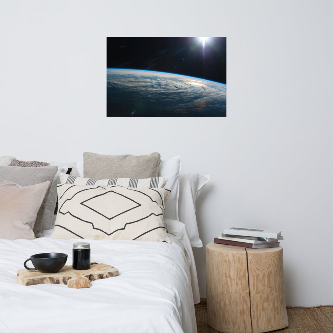 NASA Print: Planet Earth From Space Ideal Space Station Wall Art - Etsy