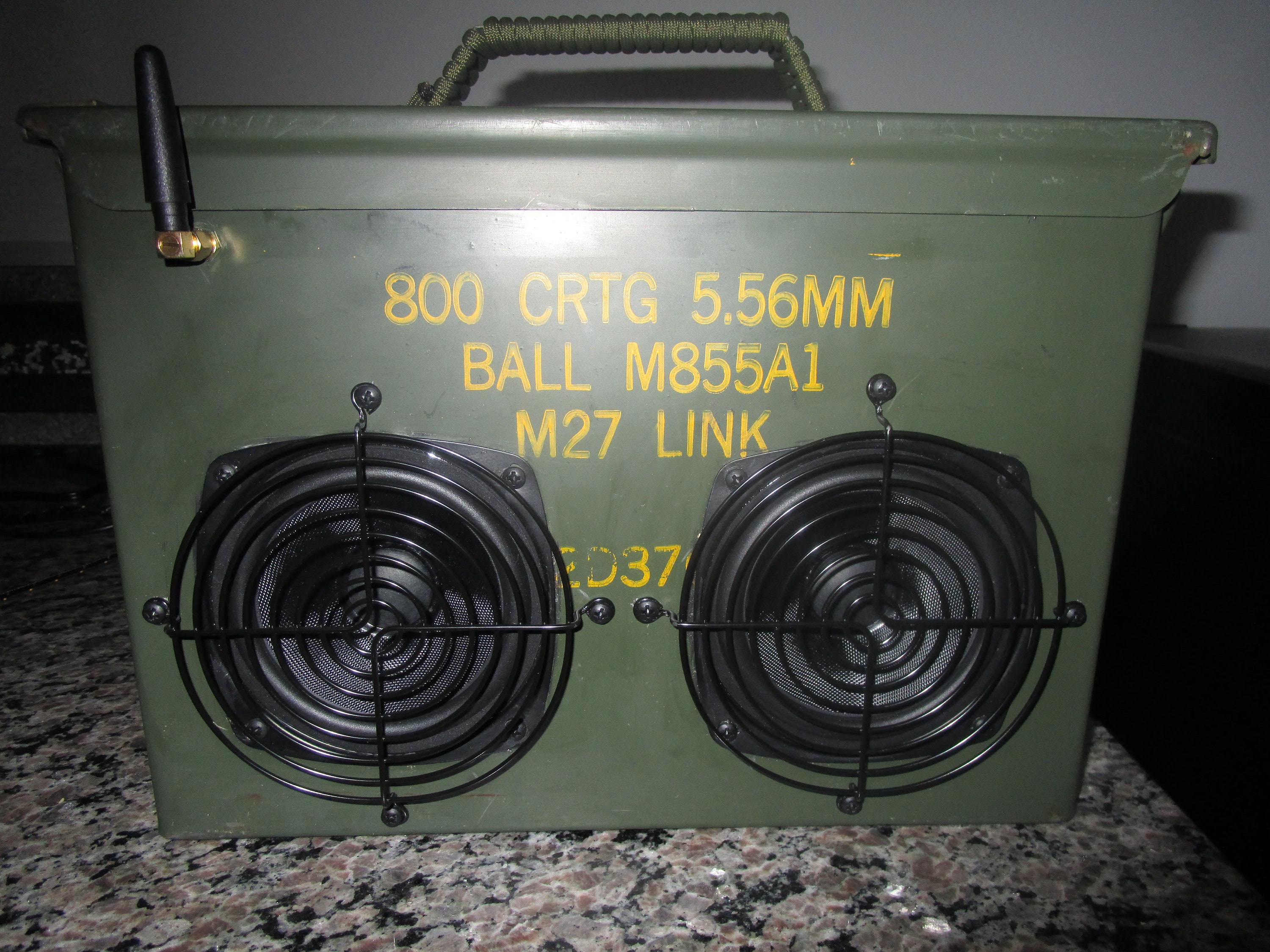 Battle Can Custom Ammo Can Bluetooth Speaker Boombox - Etsy