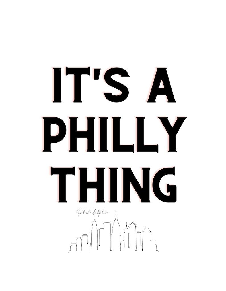 It's a Philly Thing Digital Download. PNG/ SVG - Etsy