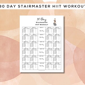 30 Day Cardio Workout Bundle Printable + Interactive PDF | 5 Programs ...