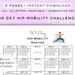 30 Day Hip Mobility Challenge Printable + Interactive PDF | Easy ...
