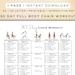 30 Day Chair Workout Printable + Interactive PDF | Easy to Follow ...