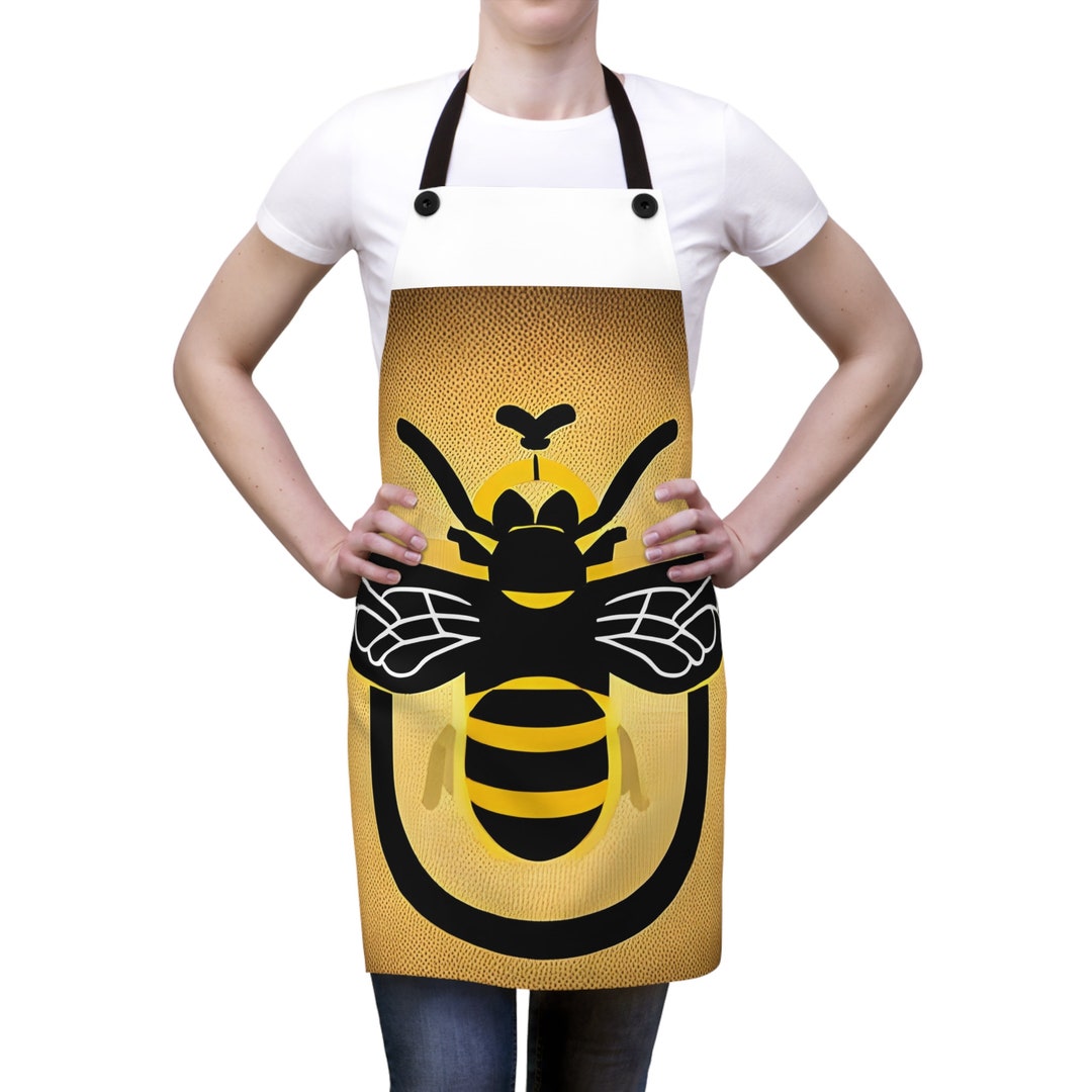 Bee Cooking Kitchen BBQ Apron - Etsy