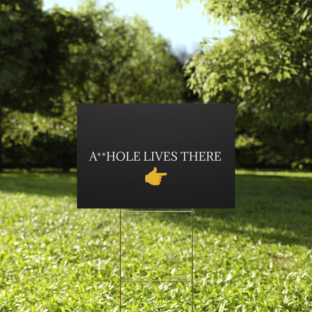 Plastic Yard Sign, Hate Neighbor, Love Neighbor, Yard Decor, Custom ...