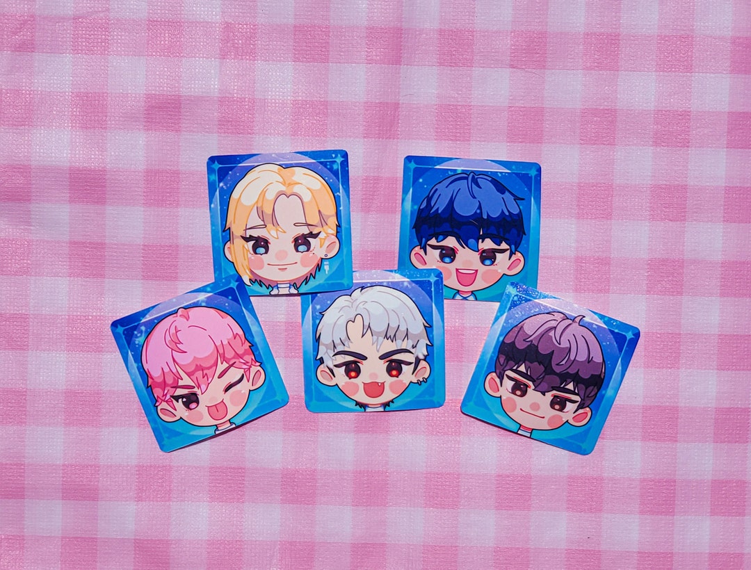 PLAVE Asterum Kpop Vtuber Fanart Chibi Stickers - Etsy