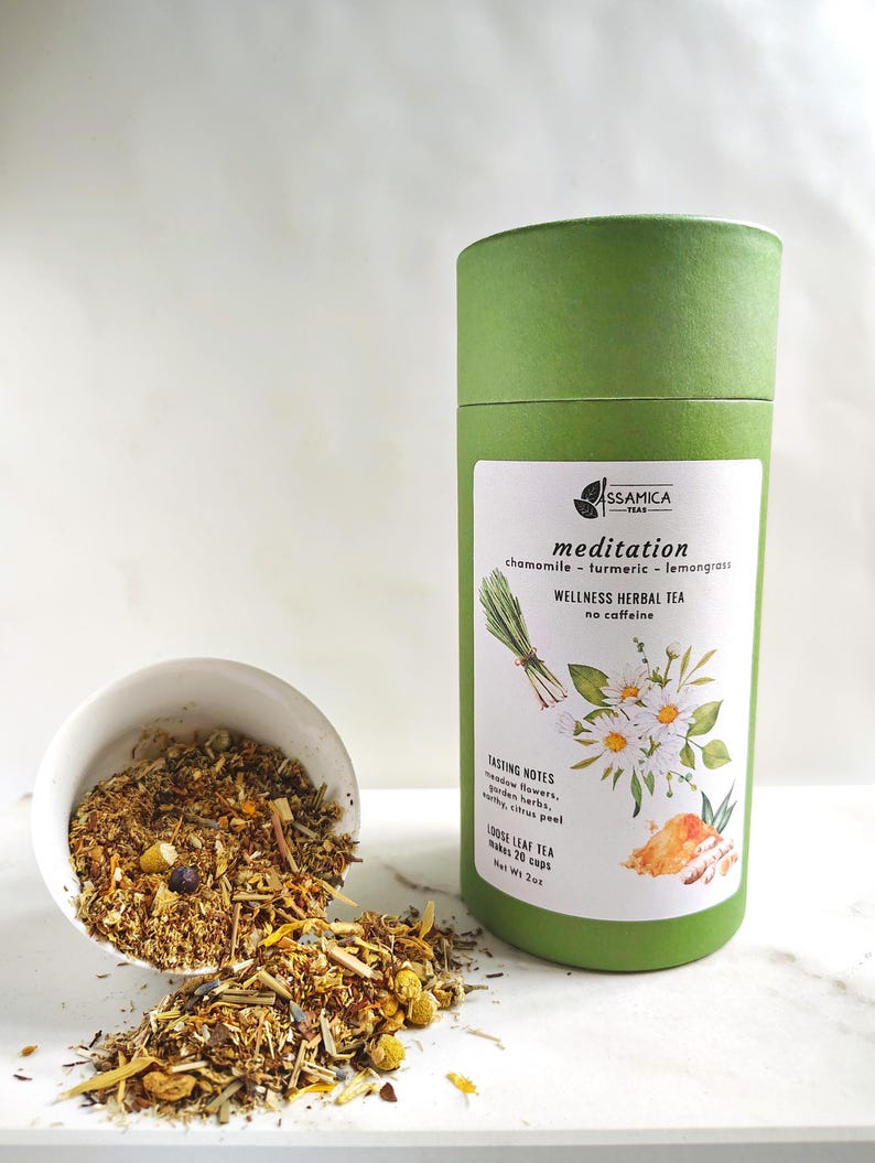 Wellness Tea, for Stress Relief, Relaxation, Mood Booster | Chamomile ...