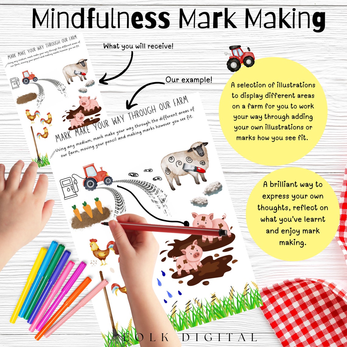 Digital Download Early Years Learning Pack Farm Topic Childminder ...