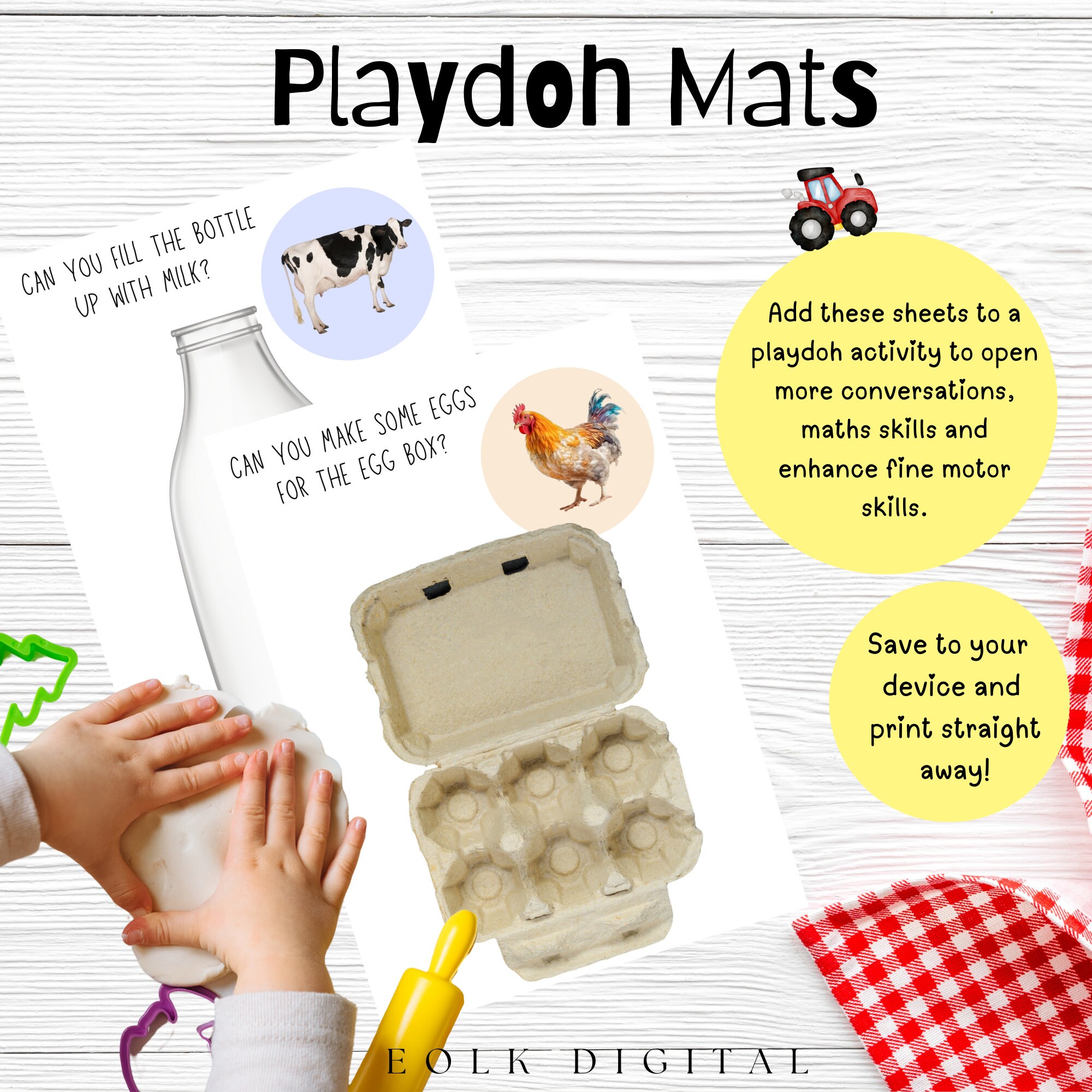 Digital Download Early Years Learning Pack Farm Topic Childminder ...