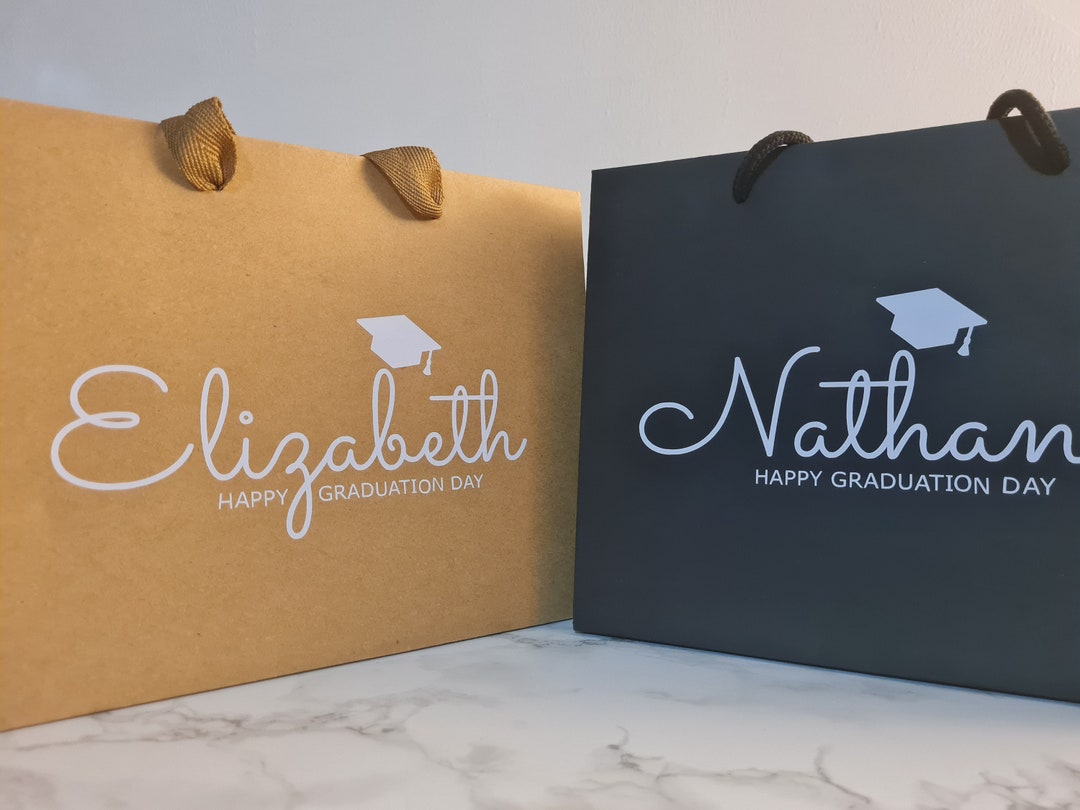 PERSONALISED GRADUATION GIFT Bag Graduation Gift Bags Occasion Gift Bag ...