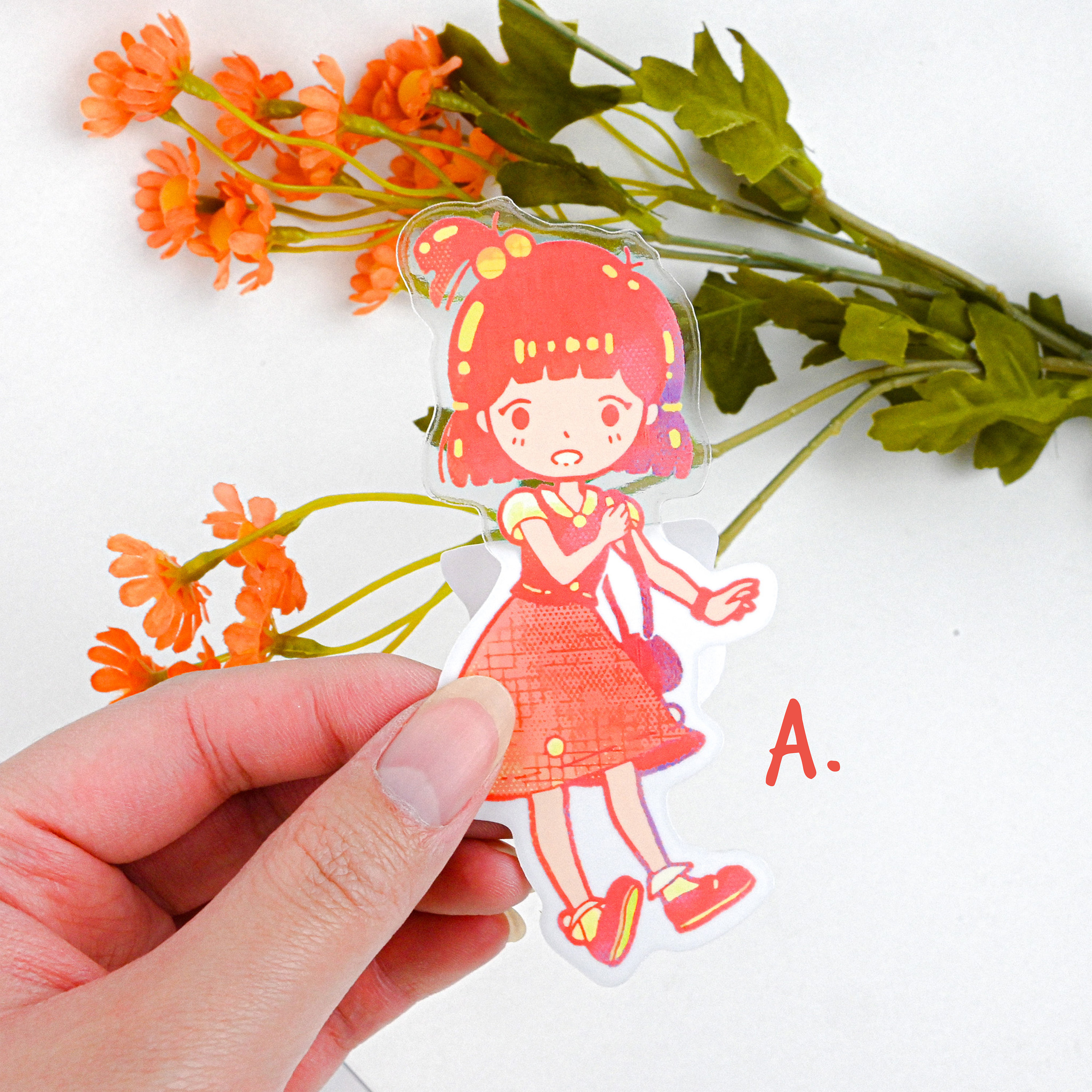 Cute Girl Stickers Kawaii Stickers for Laptop Clear Stickers - Etsy