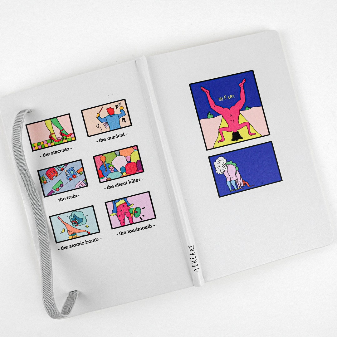 My Fart Funny Notebook Humor Gift Weird Gift Minimalist Notebook ...