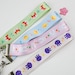 Cute Animal Lanyard Keychain Acrylic Charm Colorful Keychain Kawaii ...