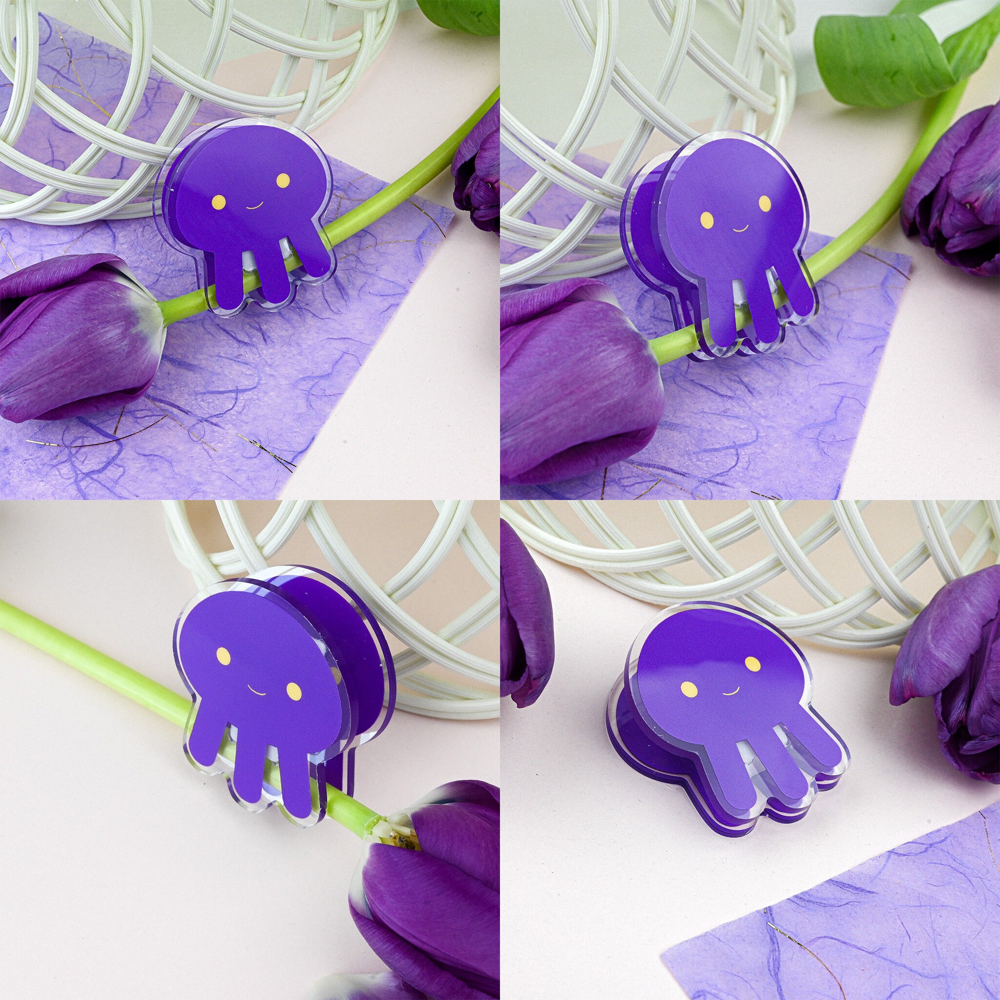 Cute Animal Binder Clip Kawaii Journal Planner Clips - Etsy