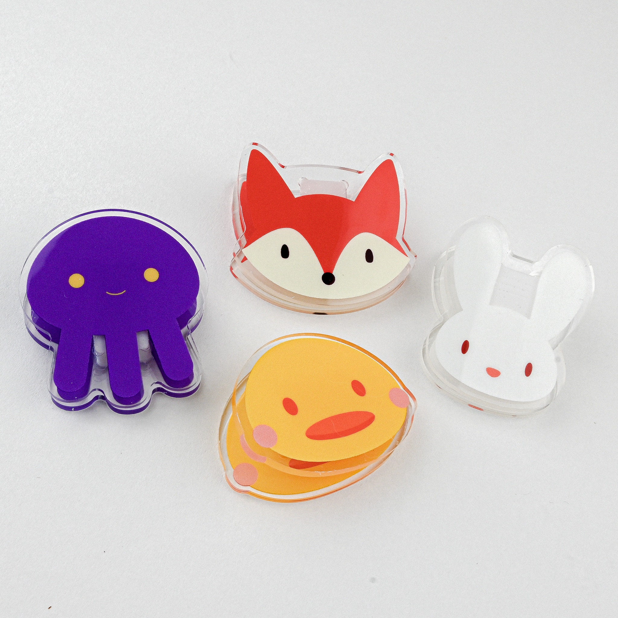 Cute Animal Binder Clip Kawaii Journal Planner Clips - Etsy