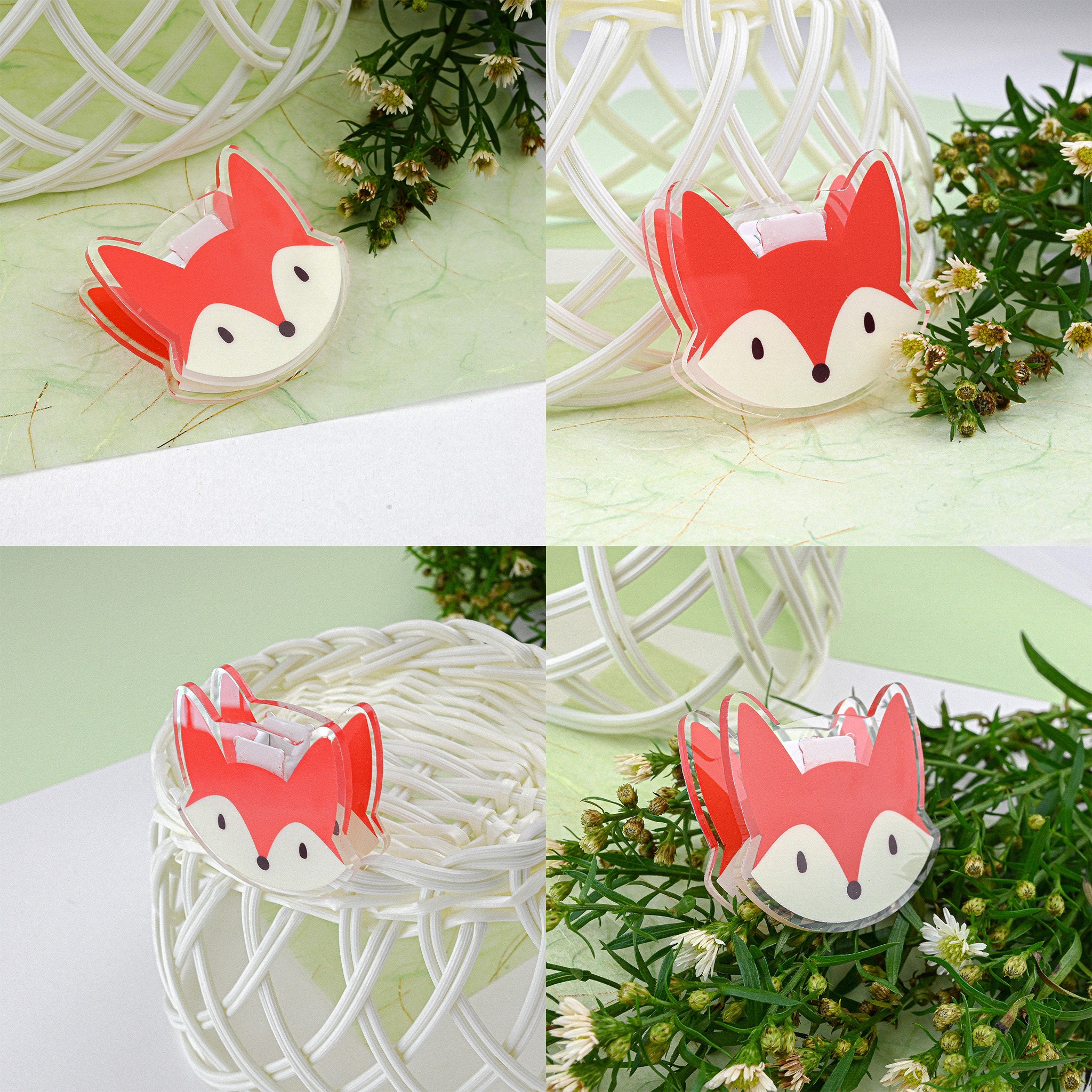 Cute Animal Binder Clip Kawaii Journal Planner Clips - Etsy