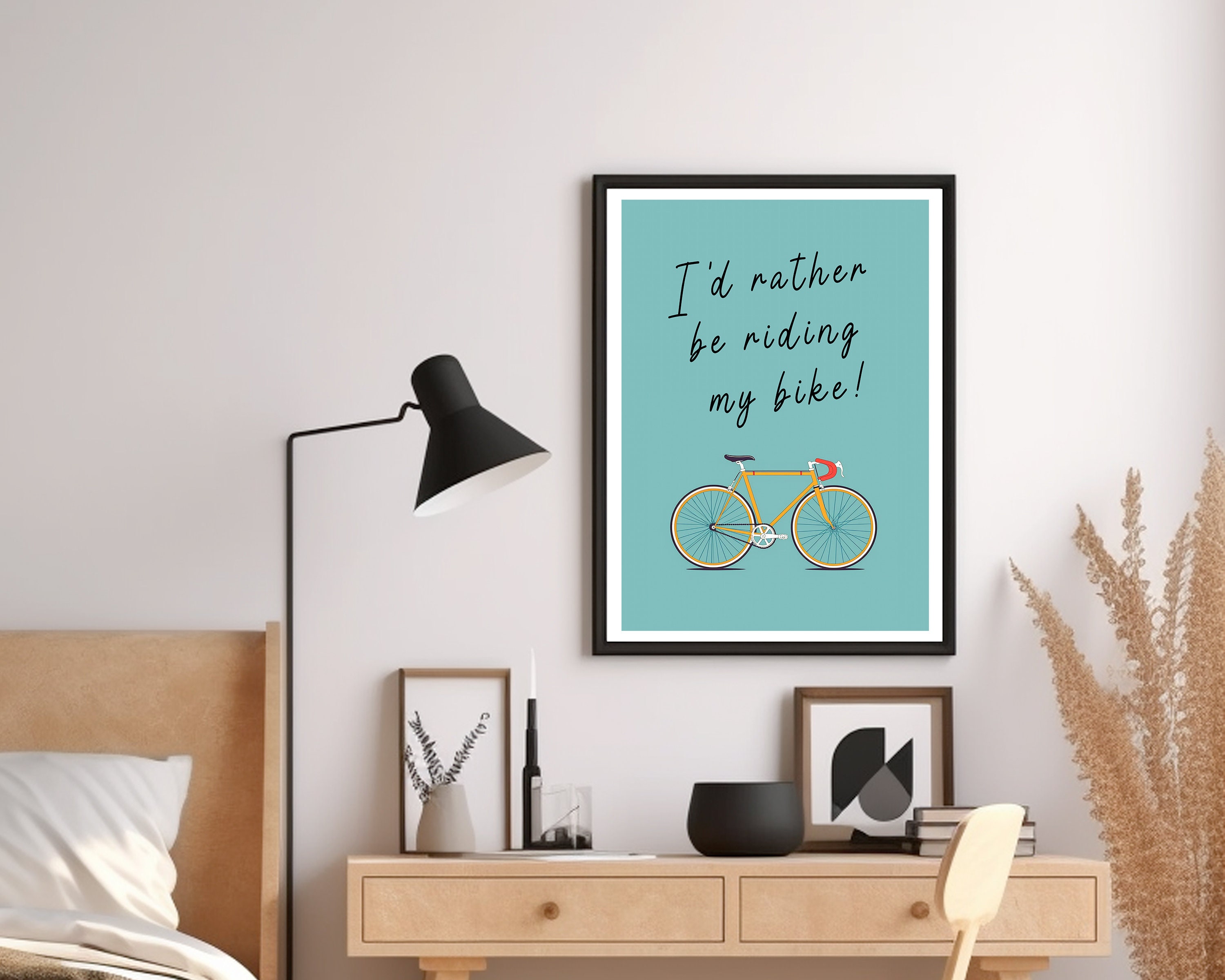 Bicycle Printable Poster, Minimalist Design, Digital Download, Wall Art ...