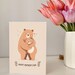 Printable Mother's Day Card, Cute Bear Card, Instant Download, Bear Hug ...