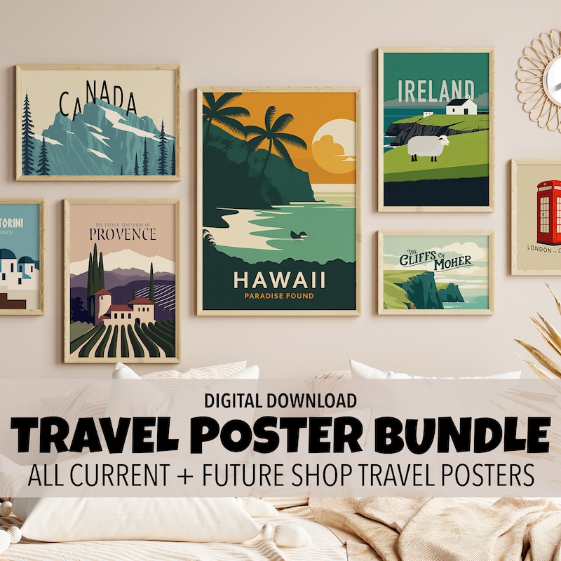 Travel Posters - Etsy