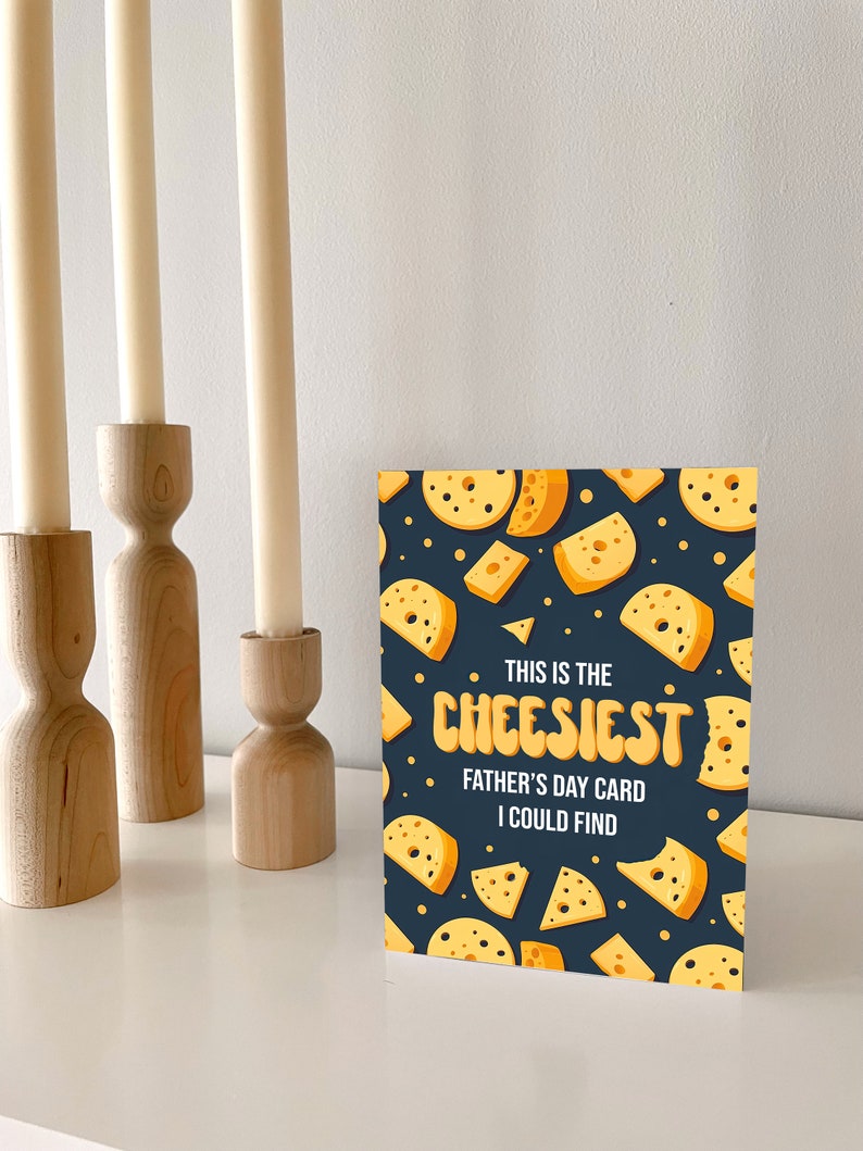 Printable Cheese Father's Day Card - Funny Punny Greeting Card ...