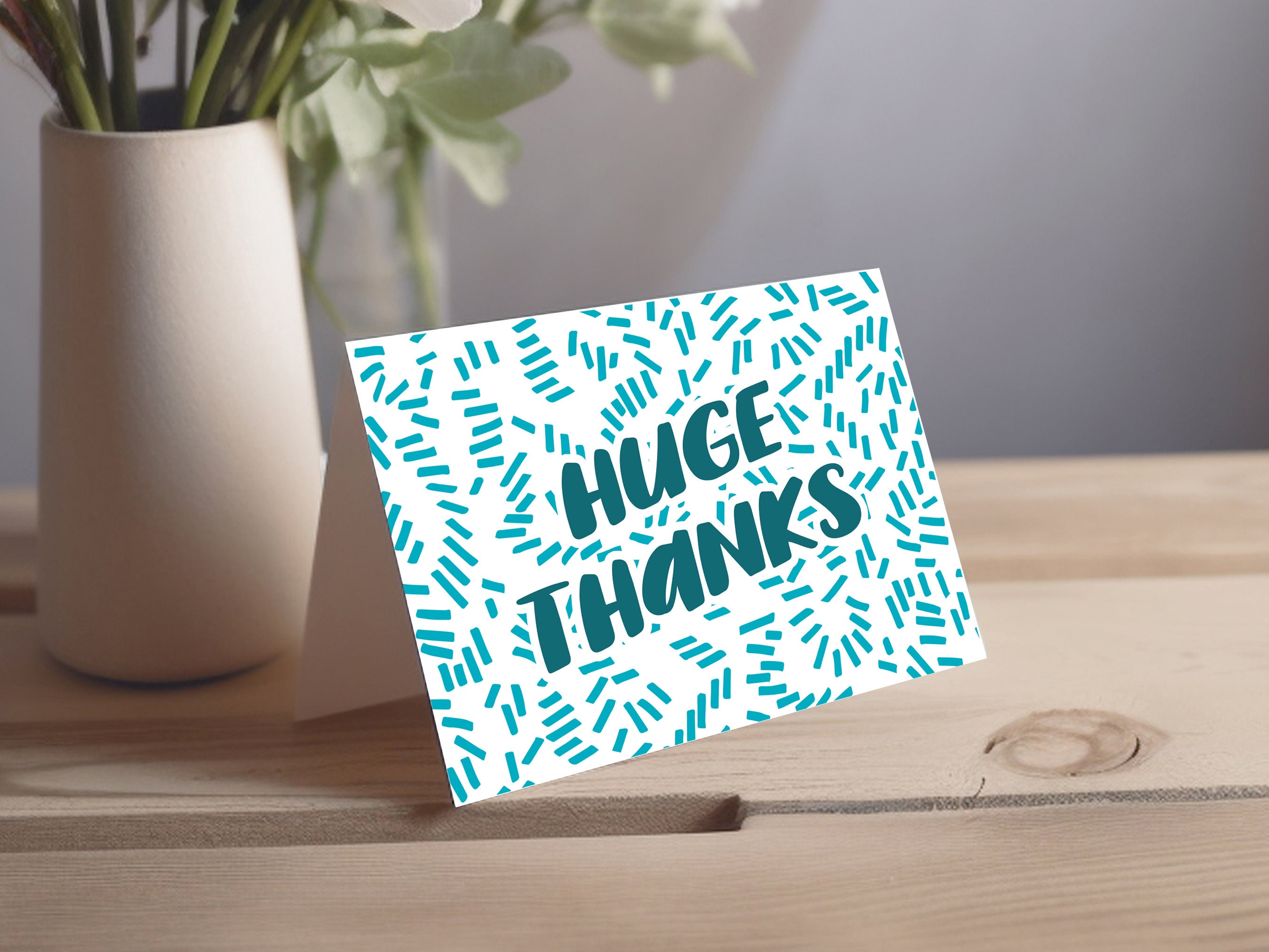 Printable Thank You Card, Funny Card, Minimalist Design, Digital ...