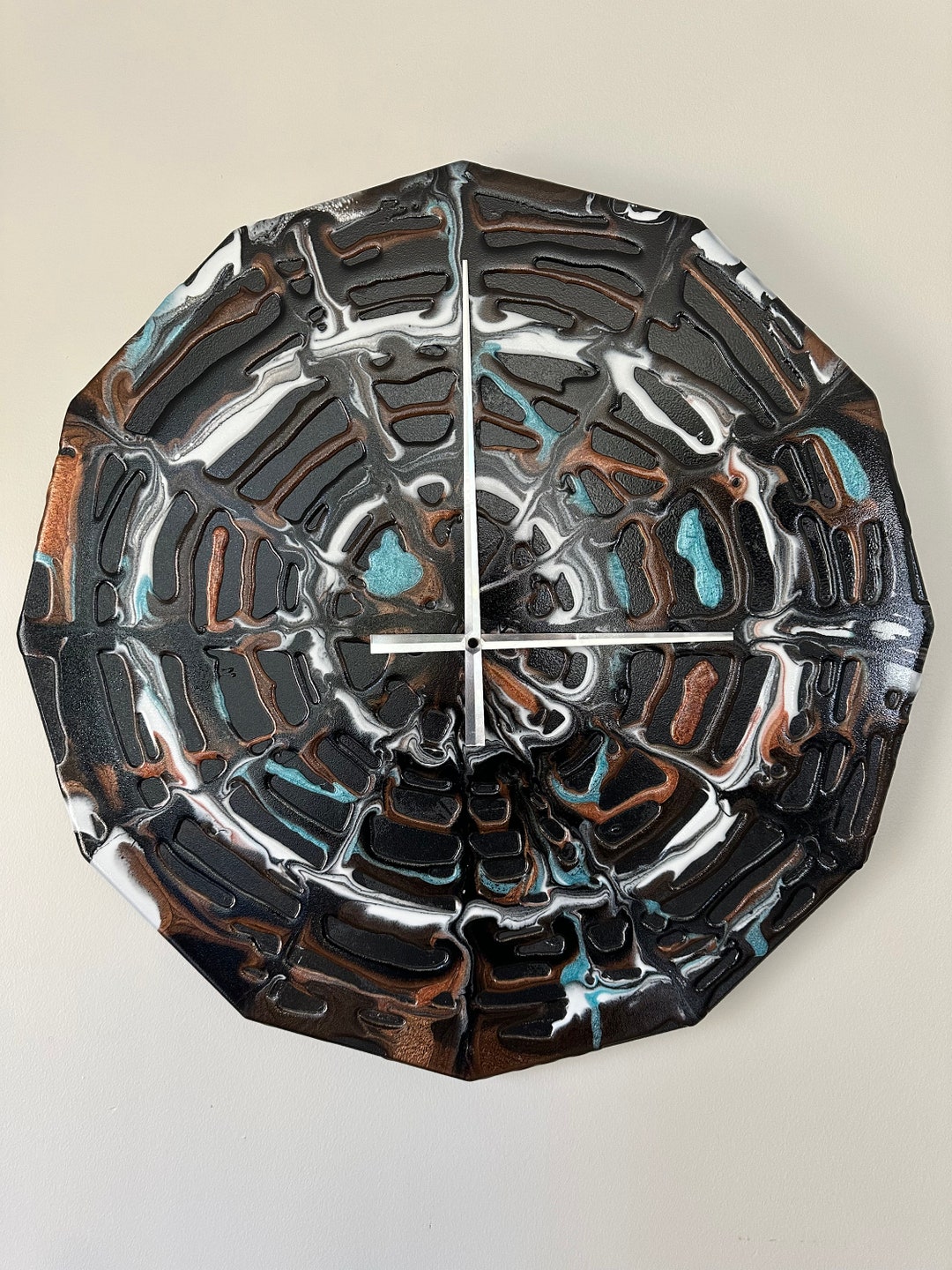 Wall Clock Psychedelic 3D - Etsy