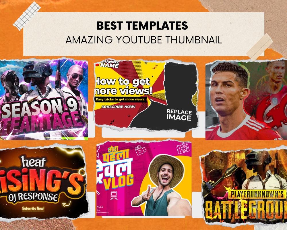 70+ Viral Youtube Thumbnail Pack - Boost Your Channel's Visual Appeal ...