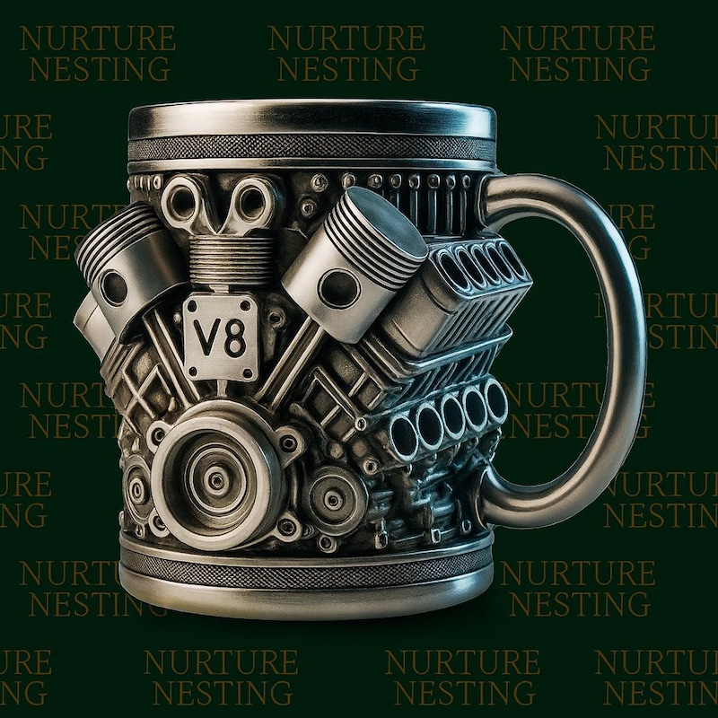 V8 Engine Coffee Cup - Etsy