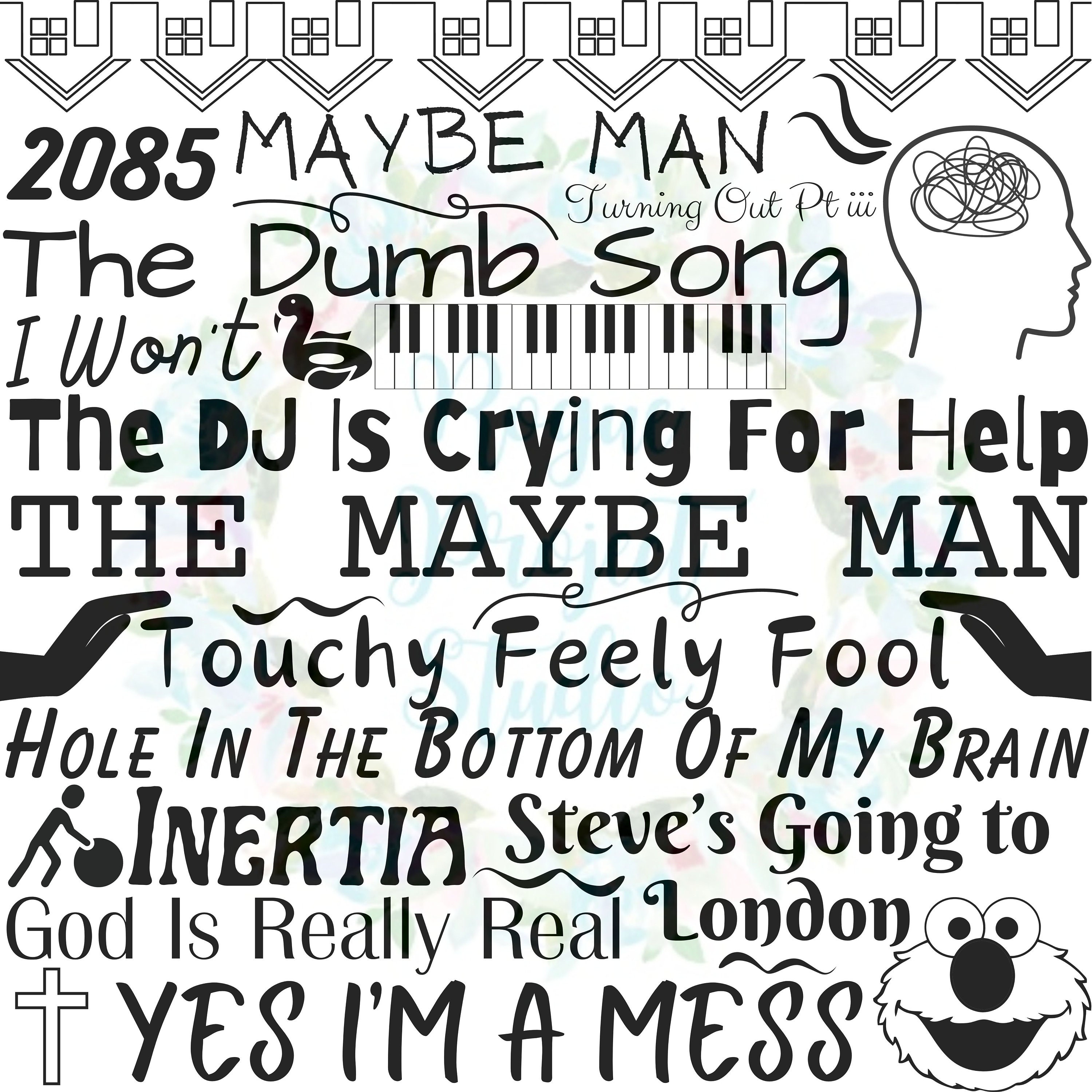 The Maybe Man - AJR - the Maybe Man Album - Svg, Png, Jpg - Instant ...