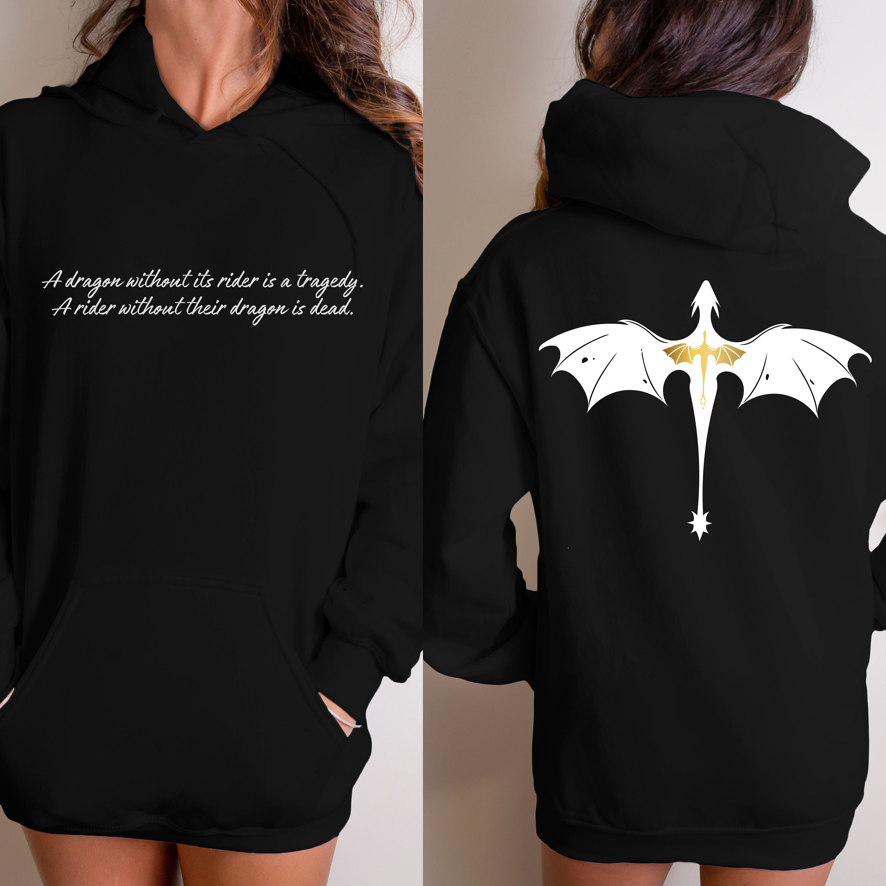 Fourth Wing Hoodie Violets Relic Violets Tattoo Unisex Heavy Blend ...