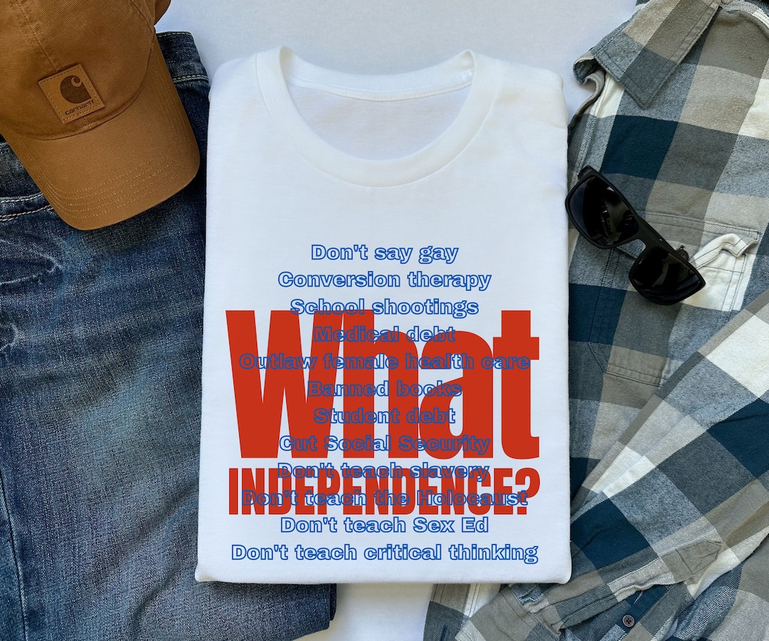 Fourth of July Shirt - Democrat - Liberal - Vote Blue - Unisex Heavy ...