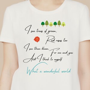 What A Wonderful World - Louis Armstrong - Svg, Png, Jpg - Instant ...