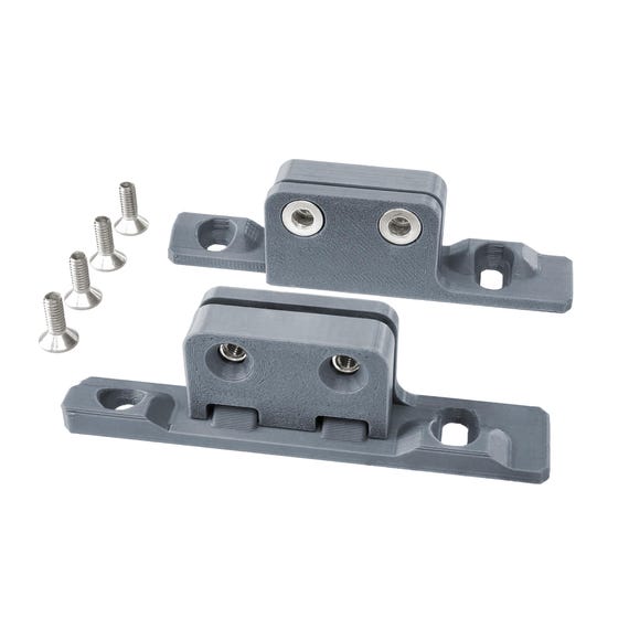 Drawer Front Fixing Brackets Front Fixing Bracket Nickel Plated