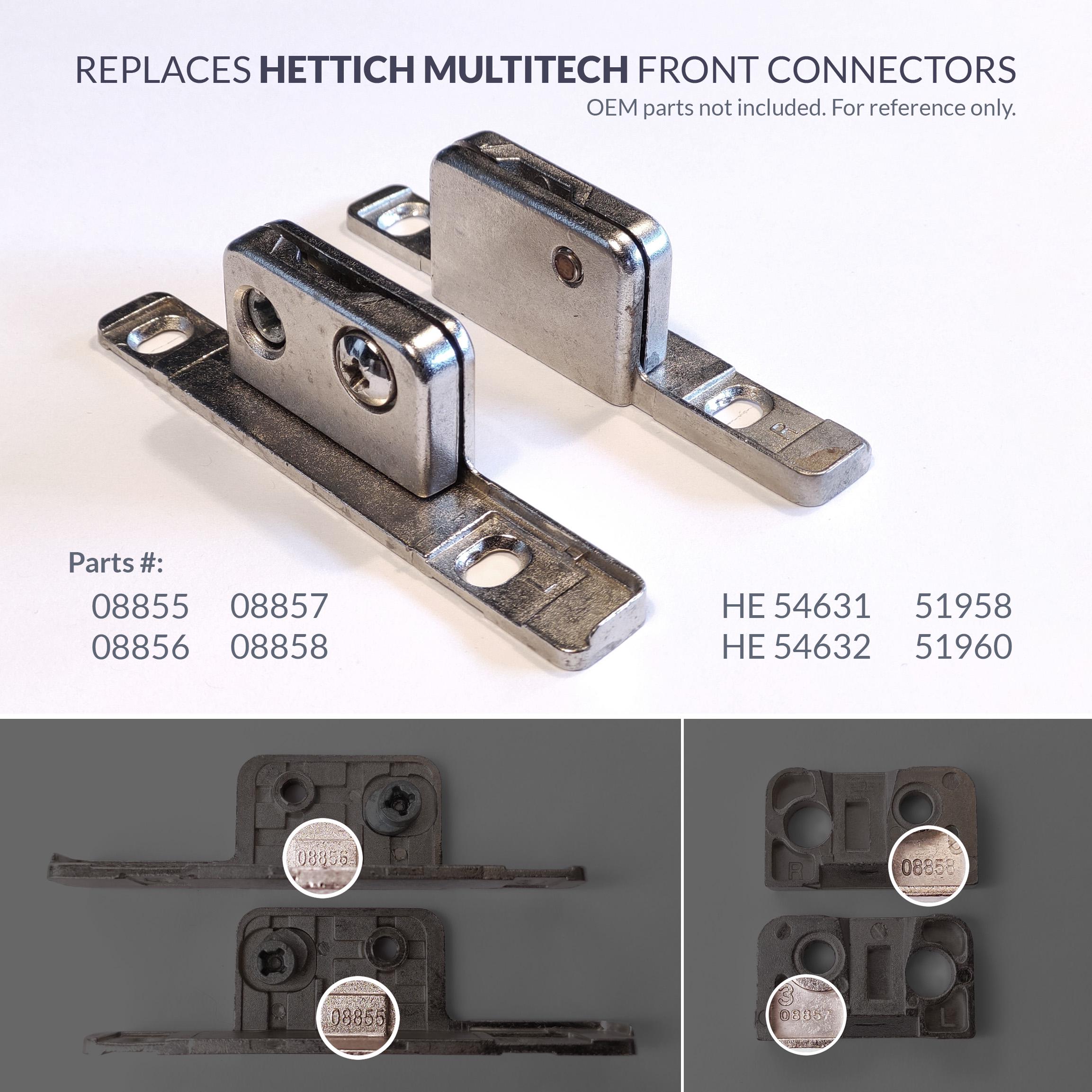 Drawer Front Connector Fixing Bracket Replacement Kit Compatible With ...