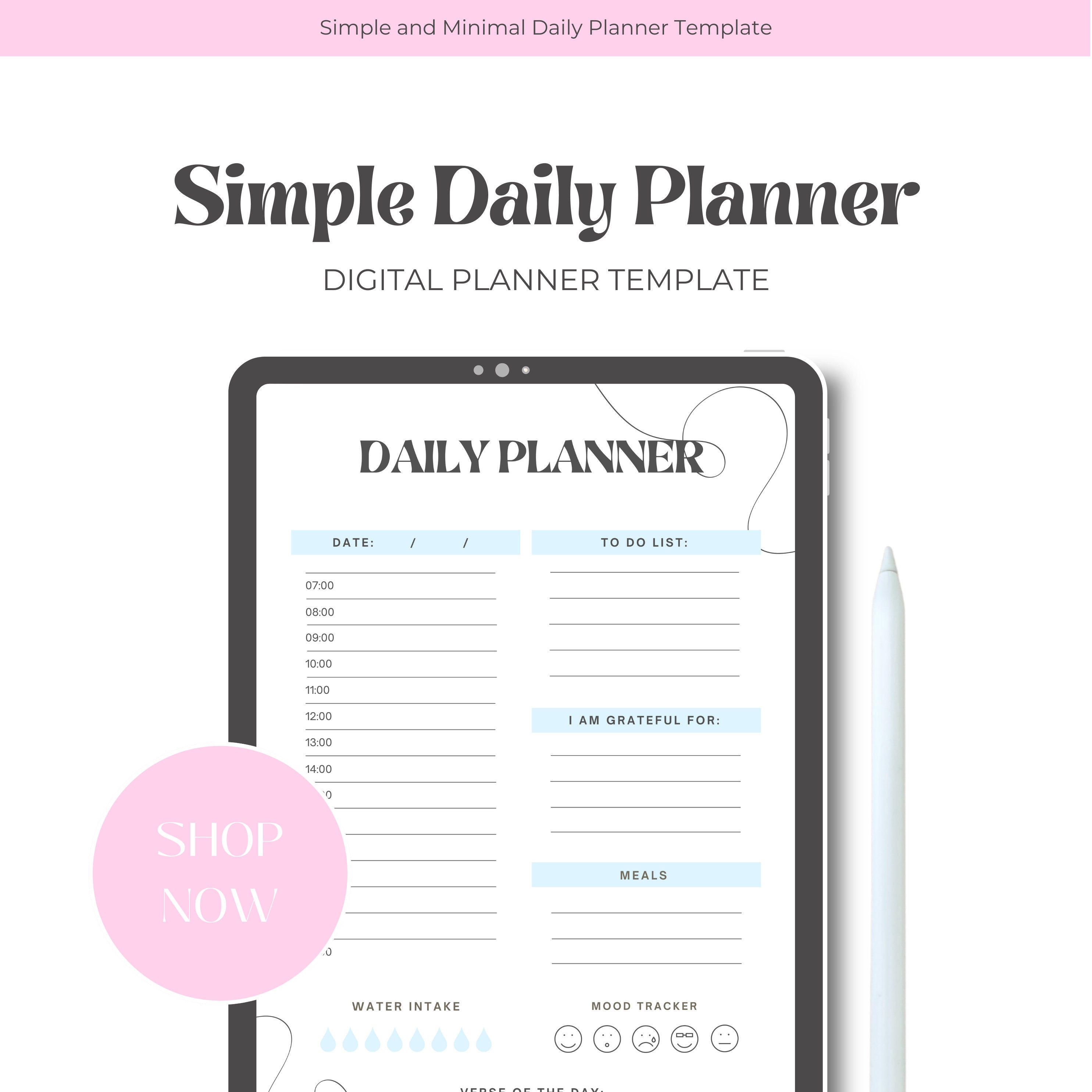 Digital Planner | Christian Planner | Bible Verse | Prayer | Daily ...