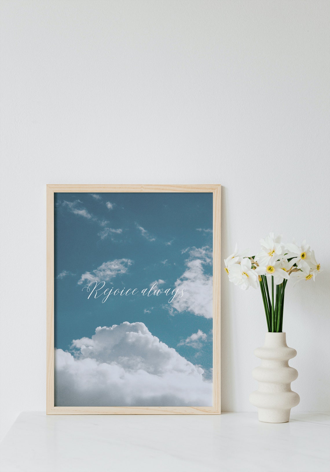 Rejoice Always Digital Print Bible Verse Home Decor 1 - Etsy
