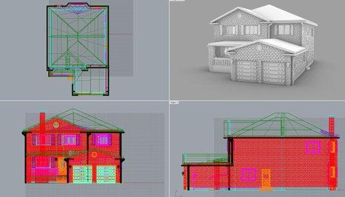 N Scale Building - 2 Car Garage Suburban Home - Etsy
