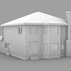 N Scale Building - 2 Car Garage Suburban Home - Etsy