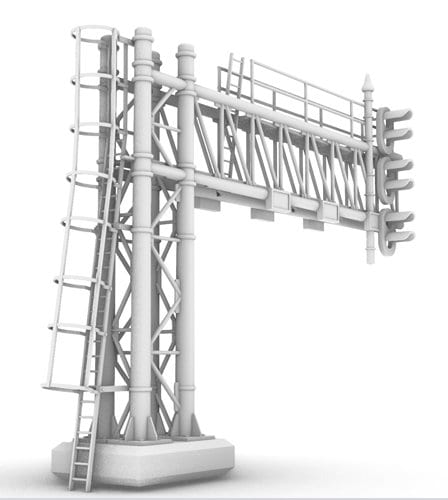 Train Signal Gantry: N Scale & HO Scale (digital ZIP File) - Etsy