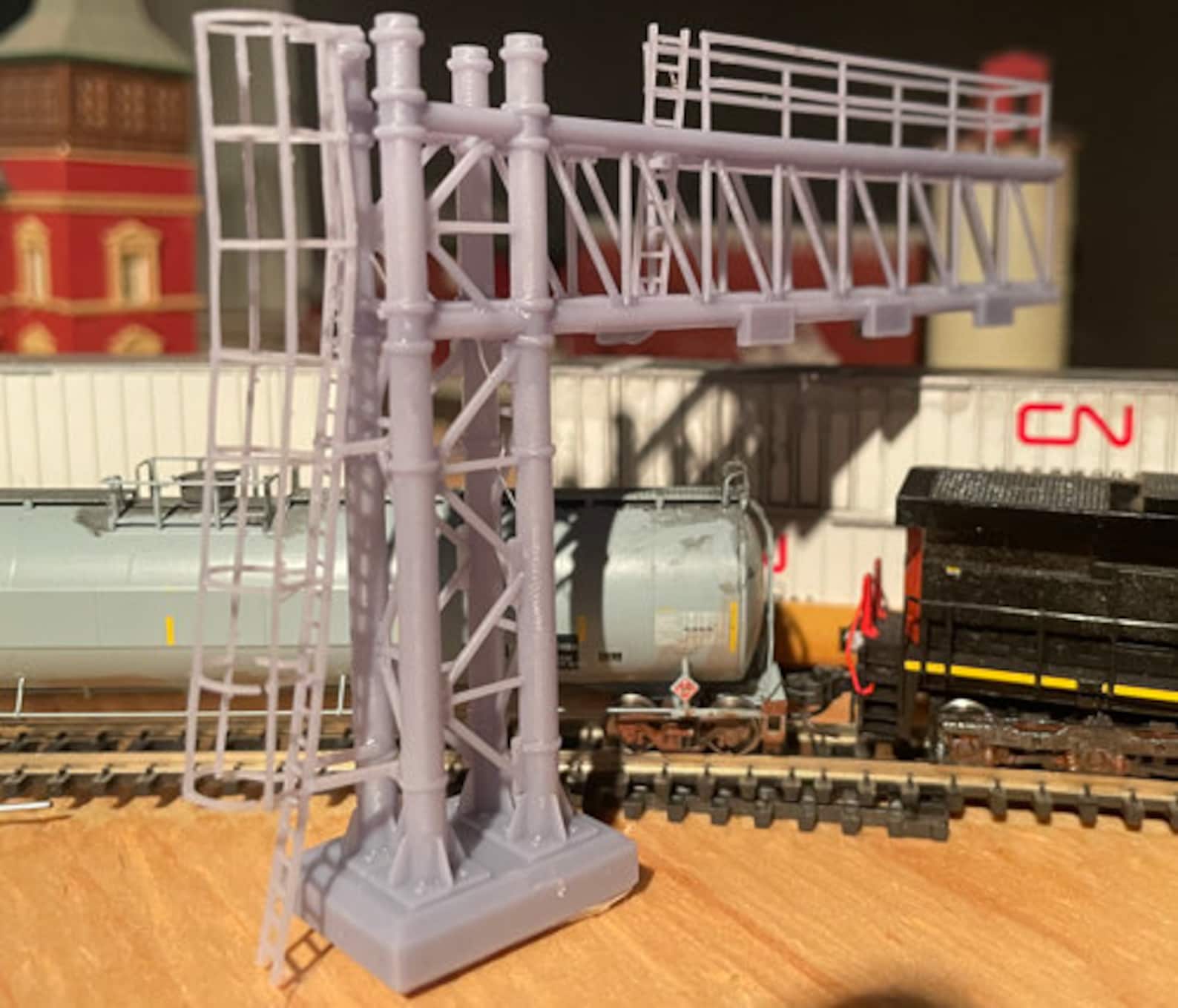 Train Signal Gantry: N Scale & HO Scale (digital ZIP File) - Etsy