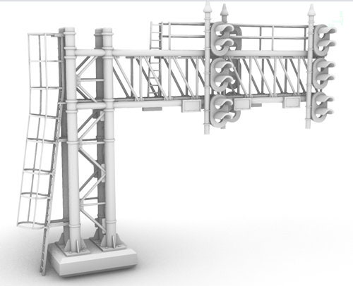Train Signal Gantry: N Scale & HO Scale (digital ZIP File) - Etsy