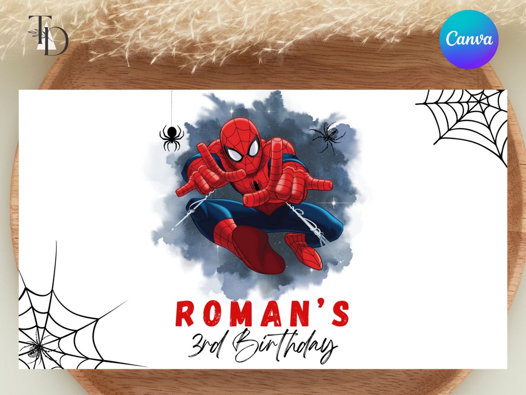 EDITABLE Superhero Tags, Gender Neutral Buffet Label, Food Labels ...